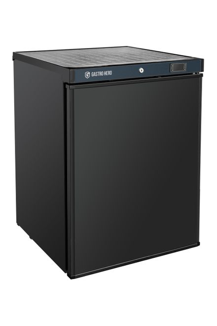 Lagerkühlschrank ECO 200, Innenraum aus Kunststoff, schwarz Online-Shop ...