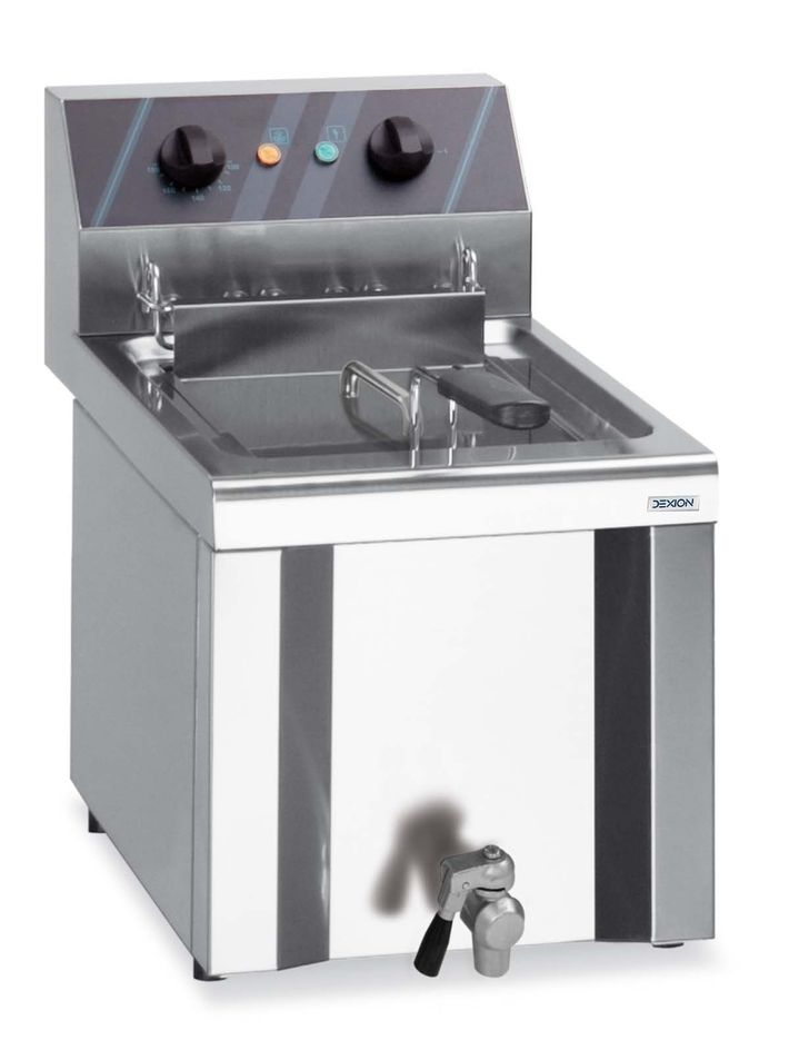 Elektro-Fritteuse Profi 8 Liter mit Ablasshahn, 400 V Online-Shop ...