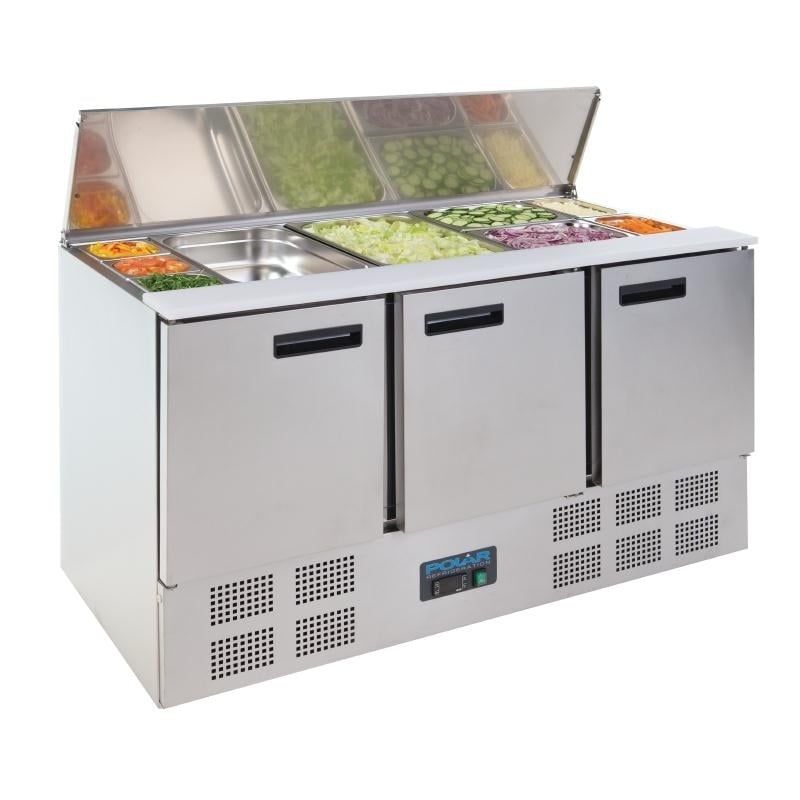 Saladette Polar 1370 mit Klappdeckel Online-Shop GASTRO-HERO