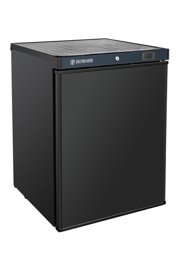 Lagerkühlschrank ECO 200, Innenraum aus Kunststoff, schwarz Online-Shop ...